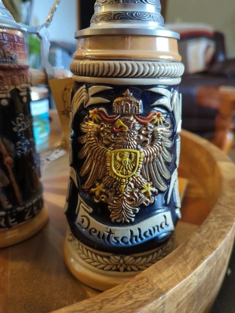 ZOLLER & BORN Limited Edition German Lidded Beer Stein Deutschland 4100 ...