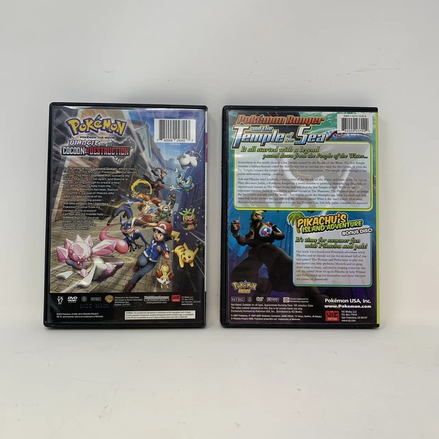 DVD DE POKÉMON Ranger y Pokémon Cocoon of Destruction EUR 35,79 ...