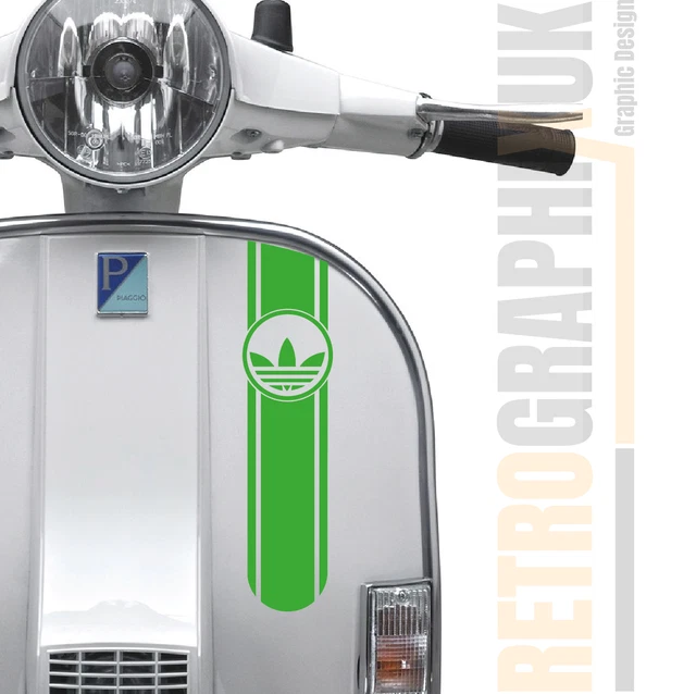 LIME VESPA PX Legshield Sticker Graphic Scooter Skinhead 300mm LS50 £7. ...