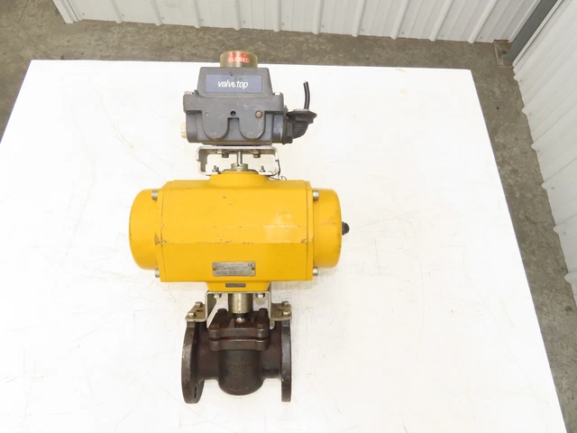 EMERSON QS0350.U04STACW PNEUMATIC Actuator with Tufline 2"Flanged Plug ...