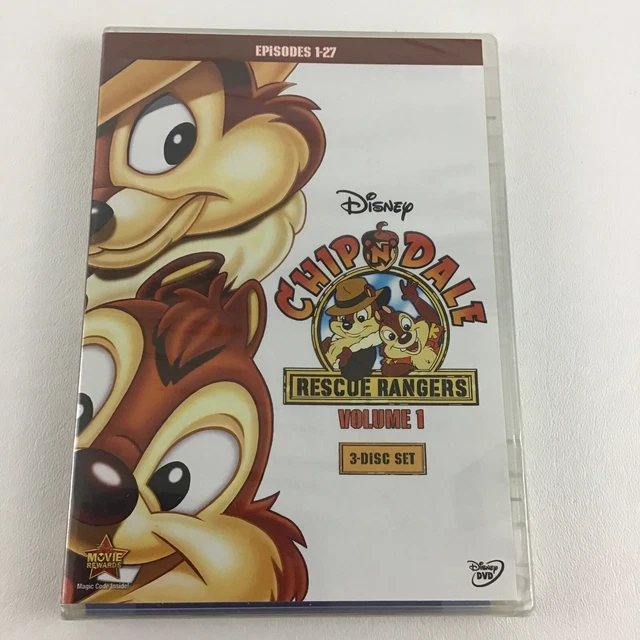 CHIP N DALE Rescue Rangers Volume 1 (DVD 3-Disc Set) NEW Episodes 1-27 ...