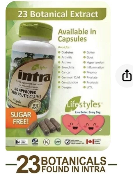 INTRA CAPSULES - A Capsulated Blend Of Concentrated Botanical Extracts ...
