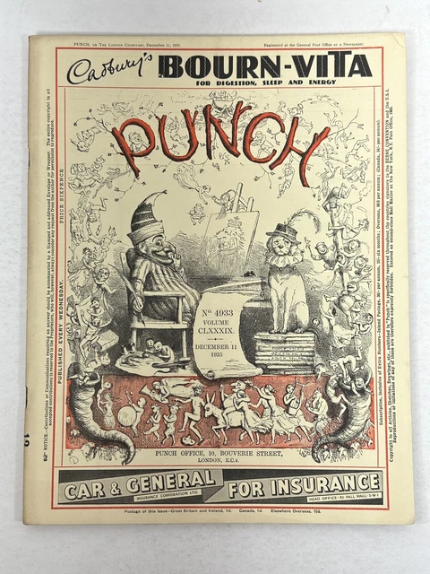 PUNCH MAGAZINE - Dec 11, 1935 - Ads - London - Short Stories - History ...