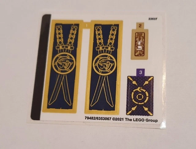 LEGO® NINJAGO® STICKER aus Set 71735 stk01 Aufkleber Turnier der ...