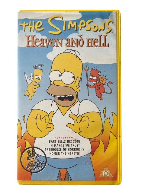 VHS - THE Simpsons Heaven And Hell (1998) £3.00 - PicClick UK
