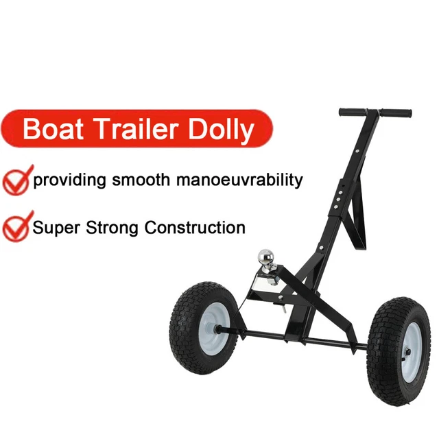 600LBS TRAILER CARAVAN Boat Hand Dolly Mover Metal Trailer Dolly Mover ...