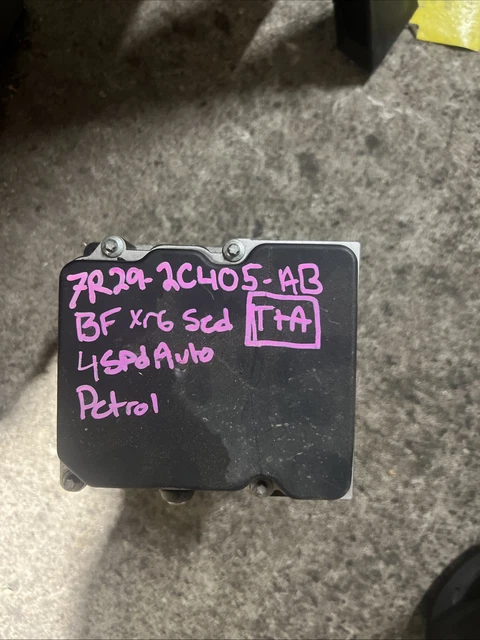 FORD FALCON BF Abs Module With Traction - 265 -234- 640 - 7R29 2C405-Ab ...