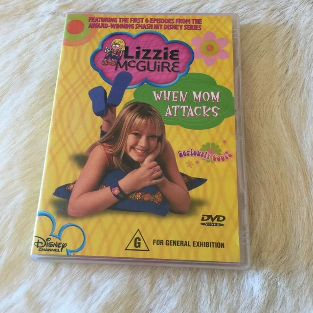 DISNEY LIZZIE MCGUIRE WHEN MOM ATTACKS DVD Hilary Duff VINTAGE Kids ...