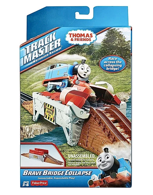 THOMAS & FRIENDS TrackMaster Brave Bridge Collapse, Expansion Track ...