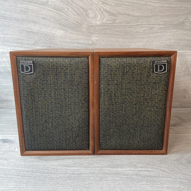 DYNATRON LS1018 PAIR of Bookshelf Speakers Wooden Genuine Tested ...
