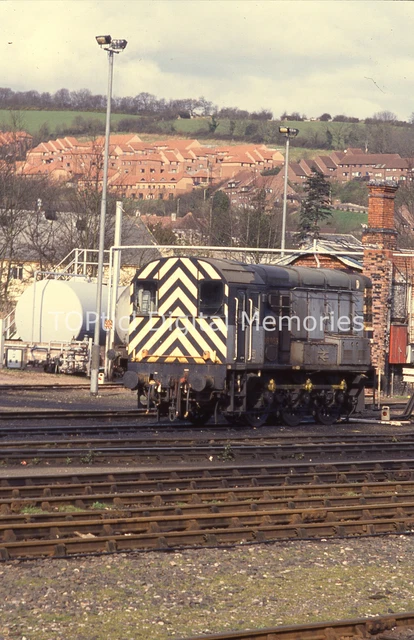 RAIL 35MM COLOUR Slide 08953 Class 08 Exeter St Davids 10/3/1993 #EK807 ...