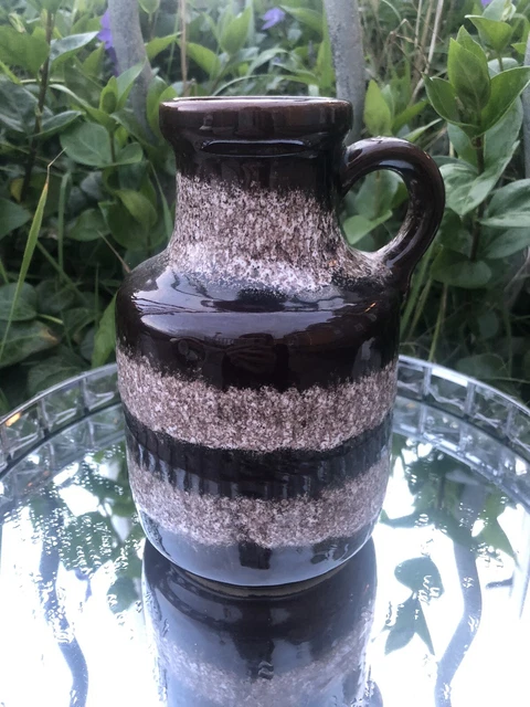 VINTAGE SCHEURICH VASE 414-16 - West German Pottery & Fat Lava ...