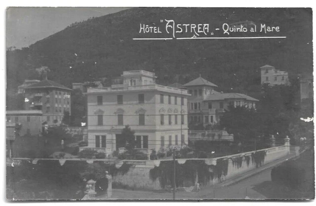 CARTOLINA DI GENOVA ,HOTEL ASTREA QUINTO - ANULLO R. NAVE QUARTO ...