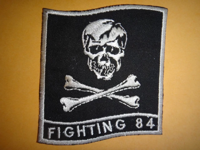 VIETNAM WAR PATCH US Navy Fighter Sq. VF-84 FIGHTING 84 JOLLY ROGERS £ ...