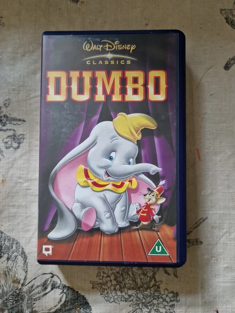 WALT DISNEY CLASSICS Dumbo VHS Big Blue Purple Case Video £1.50 ...