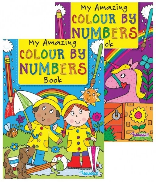 2 - CHILDREN Activity Educational Colouring Numbers Learning Book Art ...