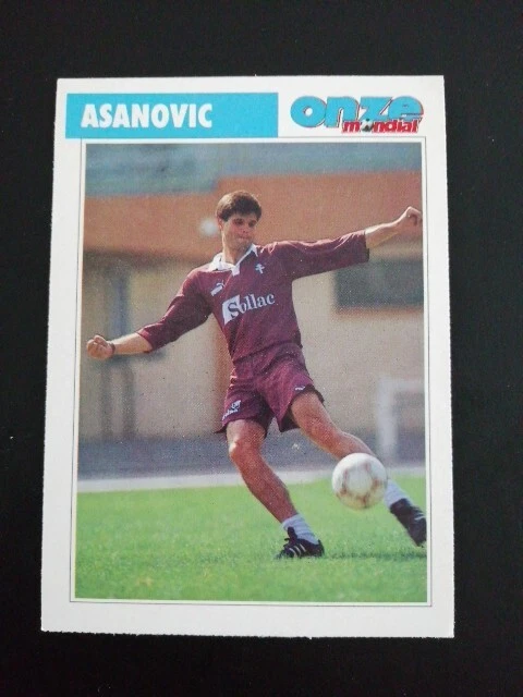 FICHE FOOTBALL ONZE Mondial 1990 Aliocha Asanovic Yougoslavie EUR 6,00 ...
