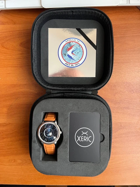 MONTRE NASA XERIC WATCH APOLLO 15 AMERICAN AUTOMATIC BLUE MOON NEW EUR ...