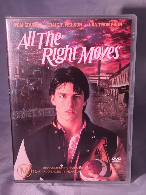 ALL THE RIGHT Moves DVD Tom Cruise Craig T Nelson Lea Thompson $10.00 ...