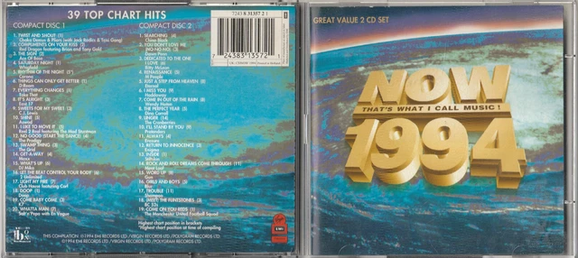 NOW THAT'S WHAT I CALL MUSIC - 1994 - 2CD Album *FREE UK POSTAGE* £3.99 ...