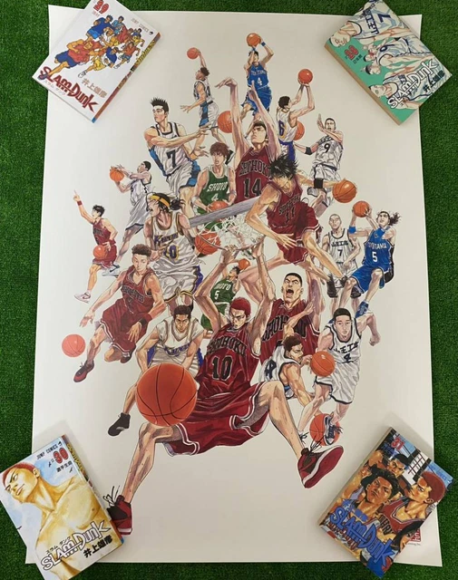AFFICHE SLAM DUNK Slamdunk Takehiko Inoue A1 Taille Film The First Slam ...