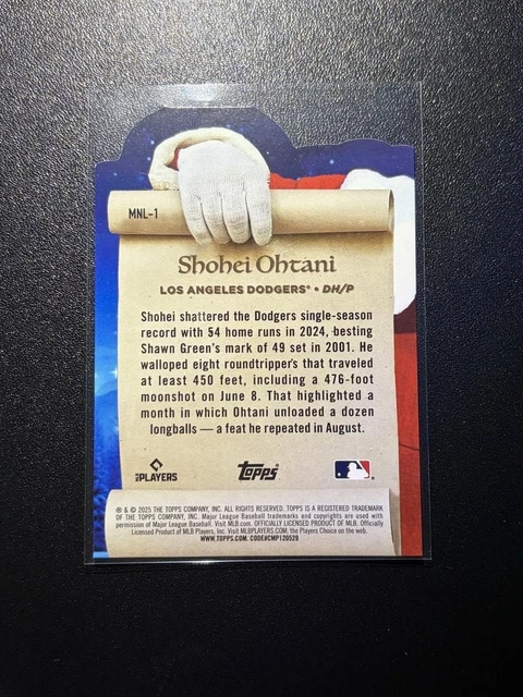 SHOHEI OTANI 2025 Holiday Advent Calendar V4 EUR 51,81 - PicClick IT