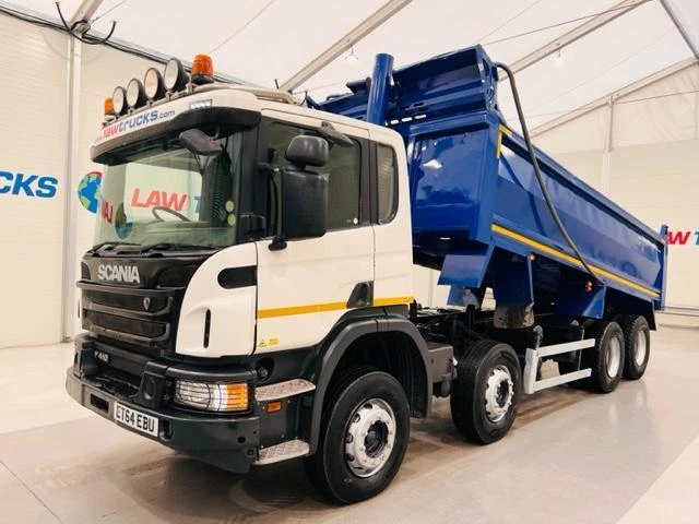 SCANIA P410 8X4 Day Cab Steel Tipper £20,950.00 - PicClick UK