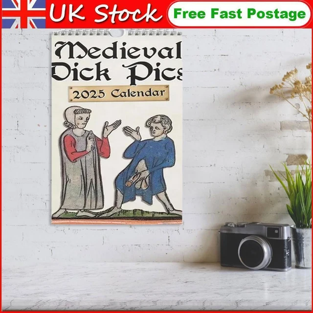 MEDIEVAL PICS 2025 Calendar with Illustrations Funny Medieval Pics ...