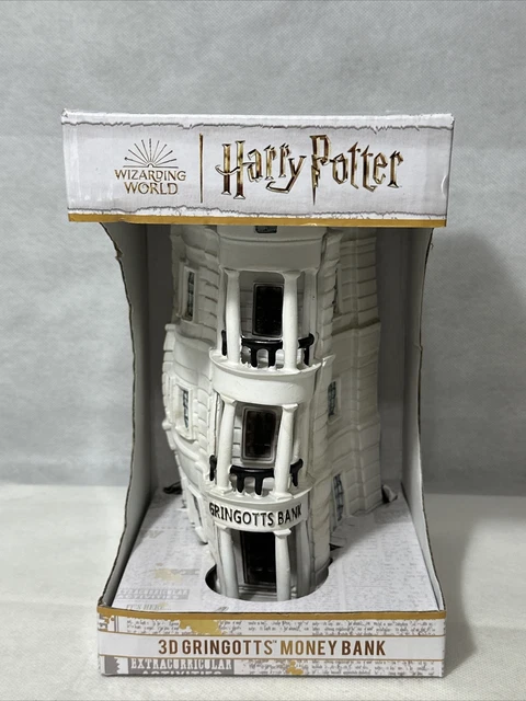 OFFICIAL HARRY POTTER Wizarding World 3D Gringotts Money Bank £29.99 ...