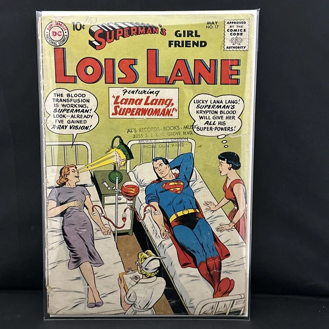 SUPERMAN'S GIRLFRIEND LOIS Lane fumetto #18, DC Comics 1960 FINE/FINE+ ...