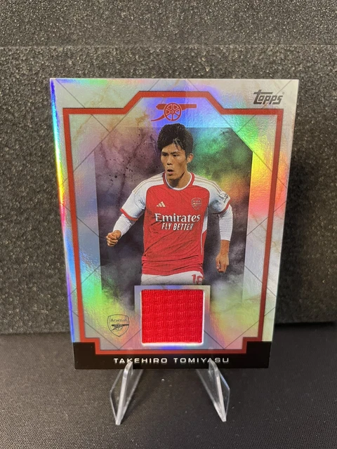 TOPPS ARSENAL FC Official Team Set 2023/24 Takehiro Tomiyasu Patch EUR ...