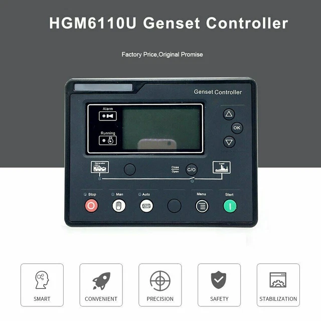 MOTOR ENGINE CONTROLLER HGM6110U Automatic Start Module generator ...