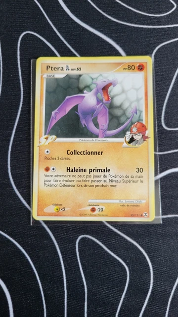 CARTE POKÉMON PTERA 55/111 SÉRIE PLATINE / RIVAUX ÉMERGENTS FR PSA PCA ...
