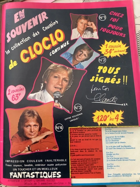 PODIUM 75 05/1978 Claude François ,Sheila, Dave, Hallyday 26/1406bis ...