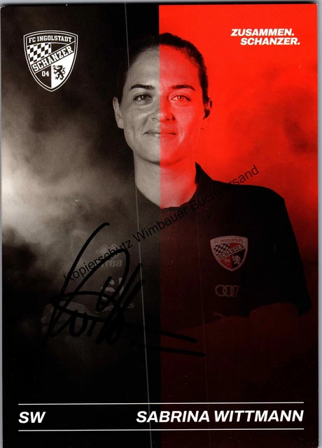 ORIGINAL AUTOGRAMM SABRINA Wittmann /// Autograph signiert signed ...