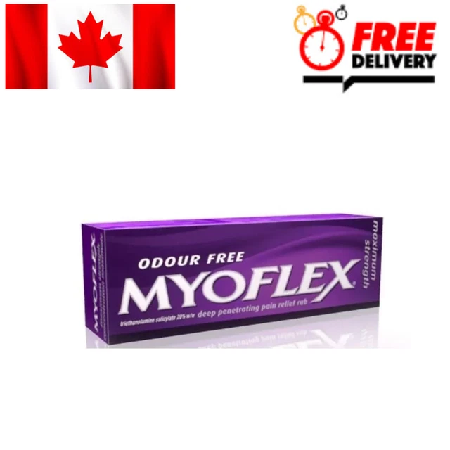 MYOFLEX MAXIMUM STRENGTH Deep Penetrating Pain Relief Cream 100g Odour ...