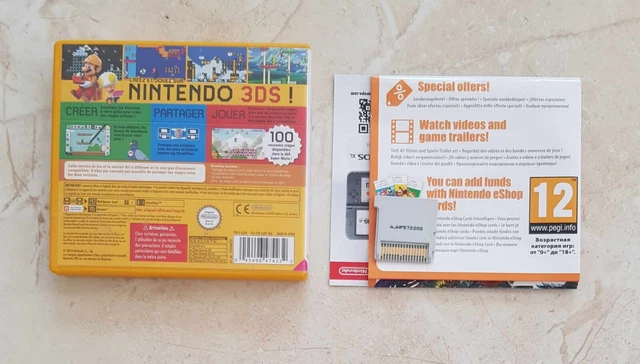JEU NINTENDO 2DS 3ds Super Mario Maker vendu EUR 16,90 - PicClick FR