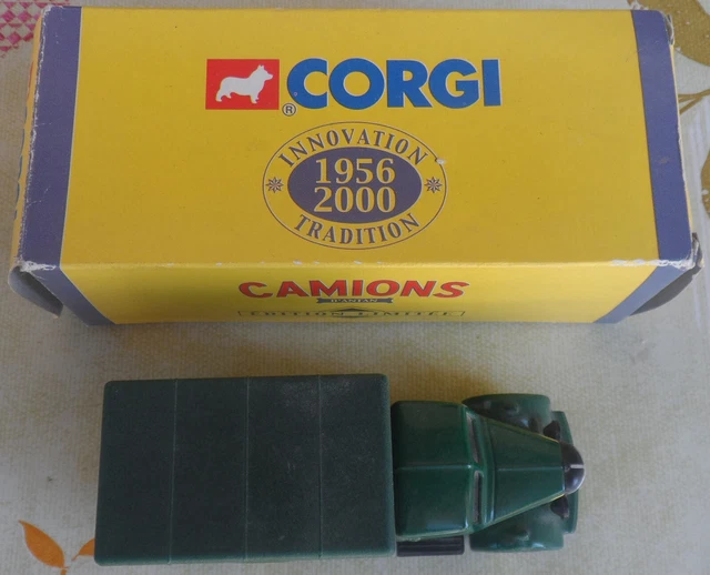 CAMION DE LIVRAISON PERRIER CORGI BEDFORD 30 CWT VAN neuf dans boite d ...