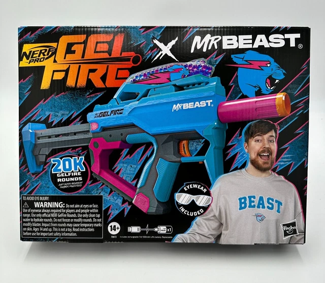 NEW NERF PRO Gelfire X MrBeast Full Auto Blaster - 20,000 Rounds - In ...