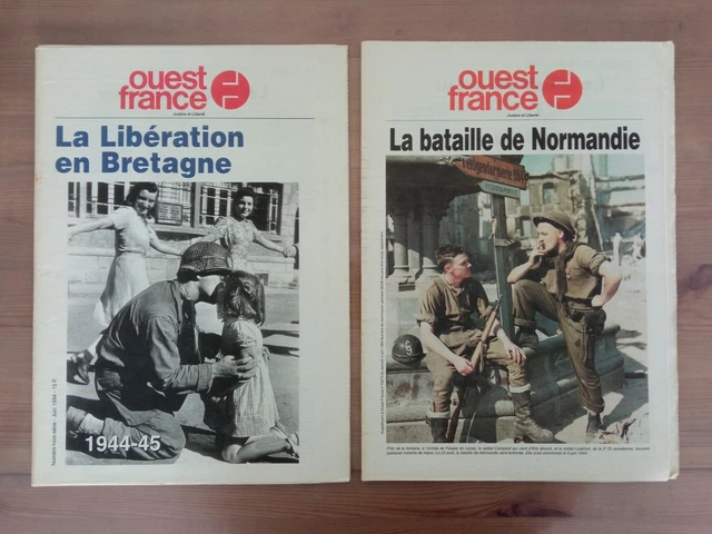 LA BATAILLE DE NORMANDIE + LA LIBERATION EN BRETAGNE - 2 HS OUEST ...