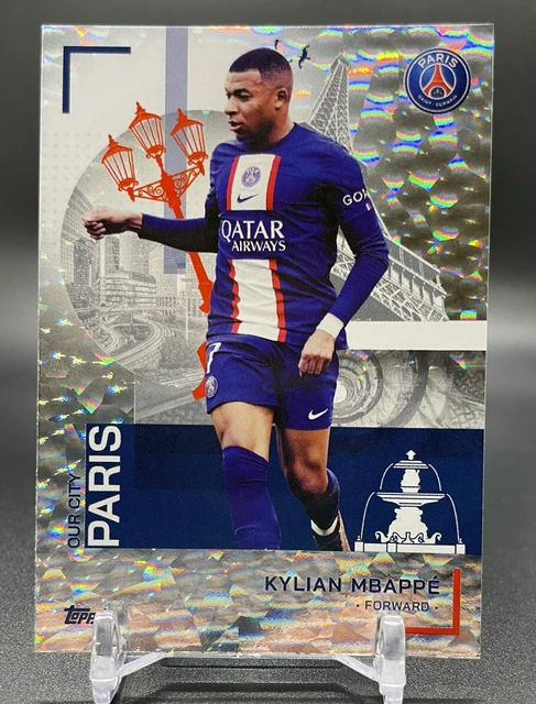 2022-23 KYLIAN MBAPPE Our City Ice Parallel Paris Saint Germain Set ...