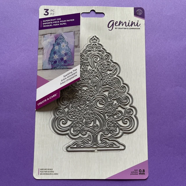 GEMINI PAPERCRAFT DIE Create-A-Card (Christmas Theme) - Sparkling Tree ...