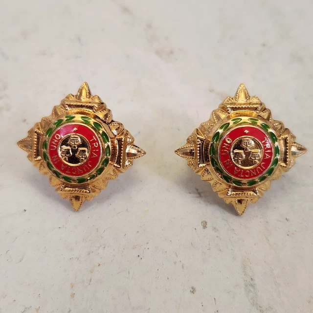 PAIR VINTAGE AUSTRALIAN Army Captain Shoulder Pip Badge EUR 22,18 ...