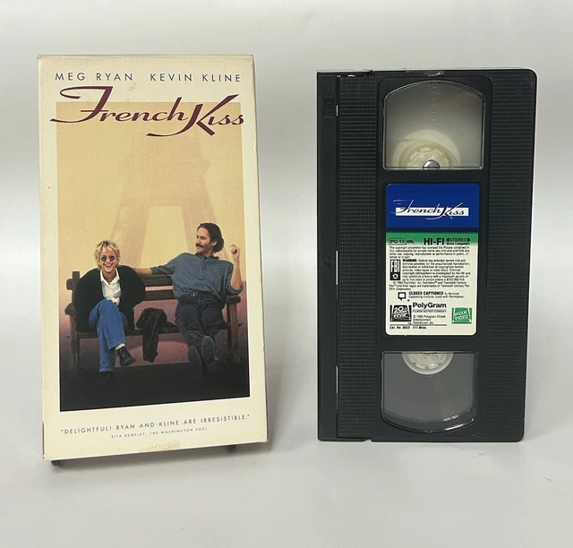 VINTAGE FRENCH KISS (VHS, 1995) Meg Ryan Kevin Kline $4.99 - PicClick CA
