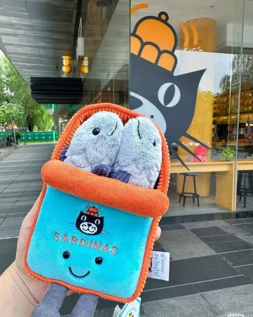 GENUINE JELLYCAT AMUSEABLES Sardine Tin Plush Toy, NEW with Tag £24.61 ...