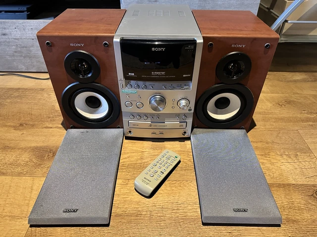 SONY CMT-SPZ90DB STEREO System DAB Radio 3 CD Changer Tape Player With ...