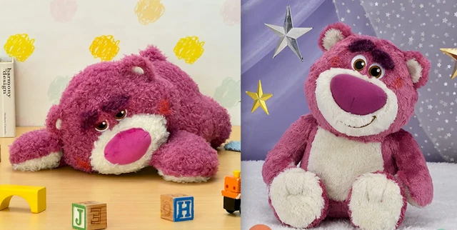 DISNEY LOTSO RED cheeks L peluche doll 2types set 2024 sega EUR 87,31 ...