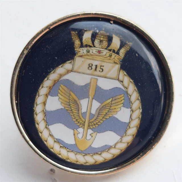 FLEET AIR ARM 815 Squadron Royal Navy RNAS Lapel Pin Badge Crest 23mm £ ...
