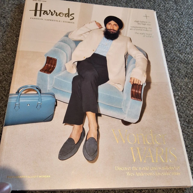 HARRODS MAGAZINE APRIL/ May 2025 wonder waris wes Anderson fashion uk ...