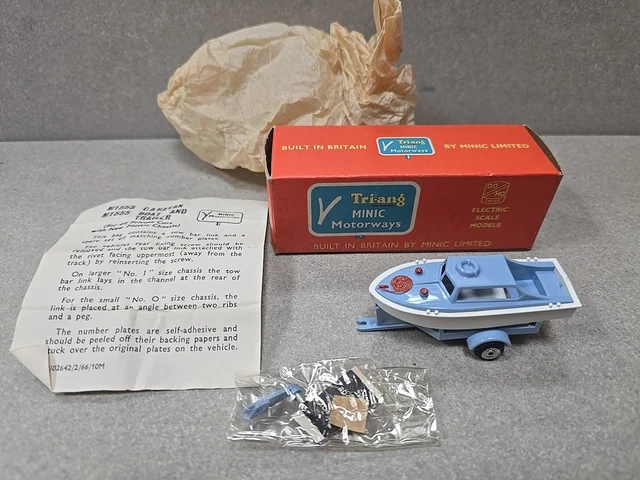 TRIANG MINIC MOTORWAYS Boat and Trailer M1555 £45.00 - PicClick UK